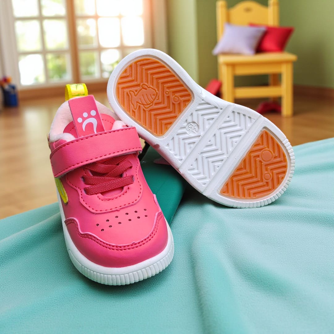 Pink with One Strap Shoes SH7045A – Juniors Fit